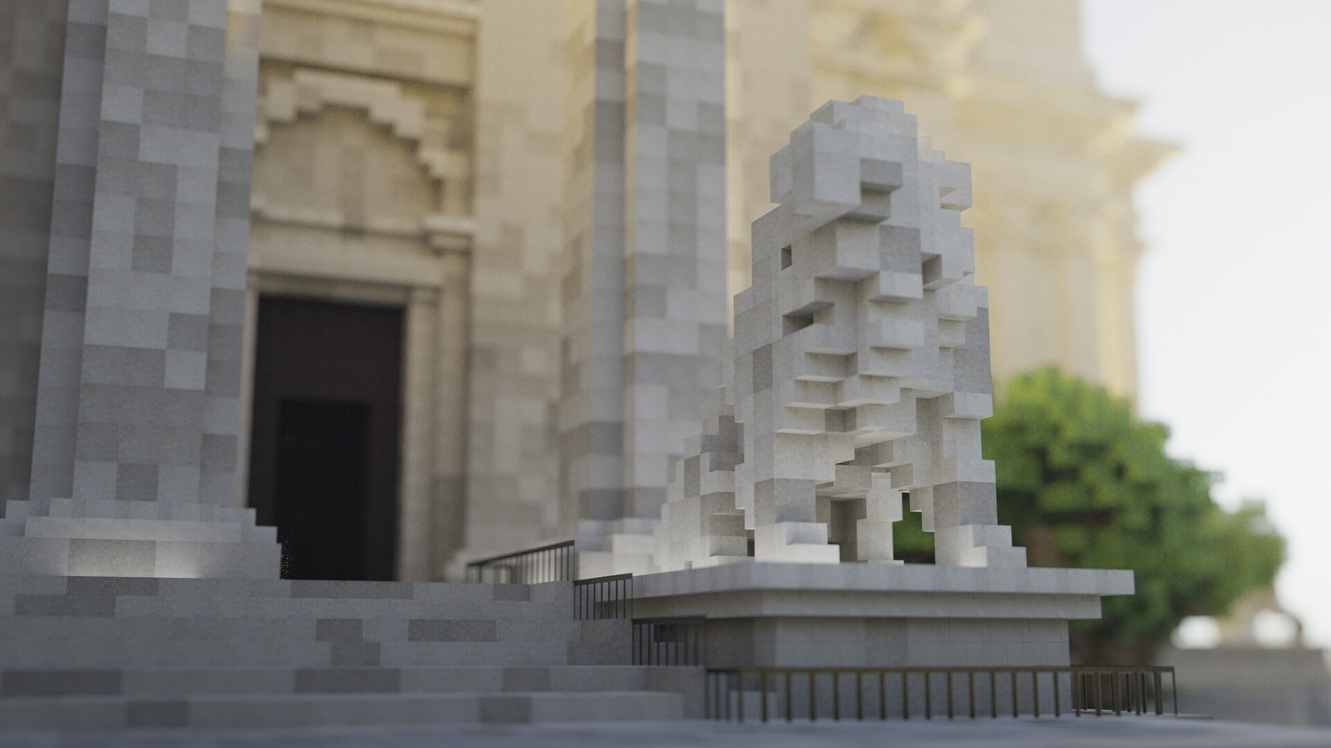 Neoclassical Cathedral Minecraft Map