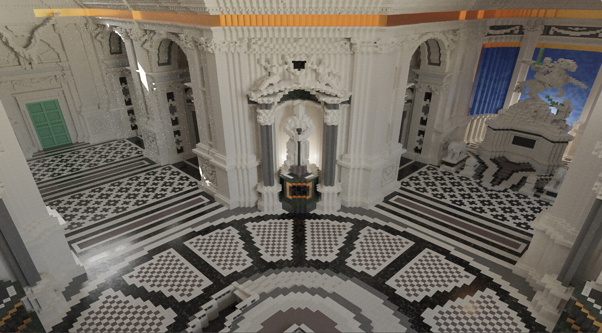 Neoclassical Cathedral Minecraft Map