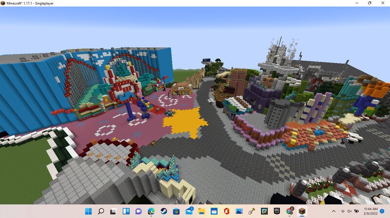 Universal Studios Minecraft Map