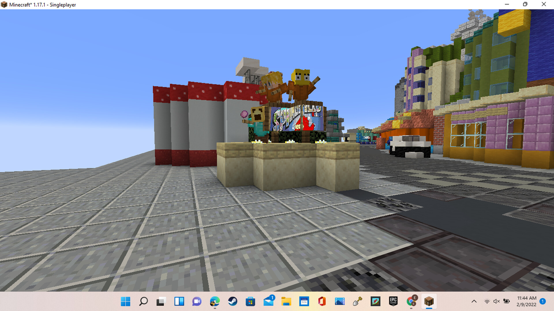 Universal Studios Minecraft Map