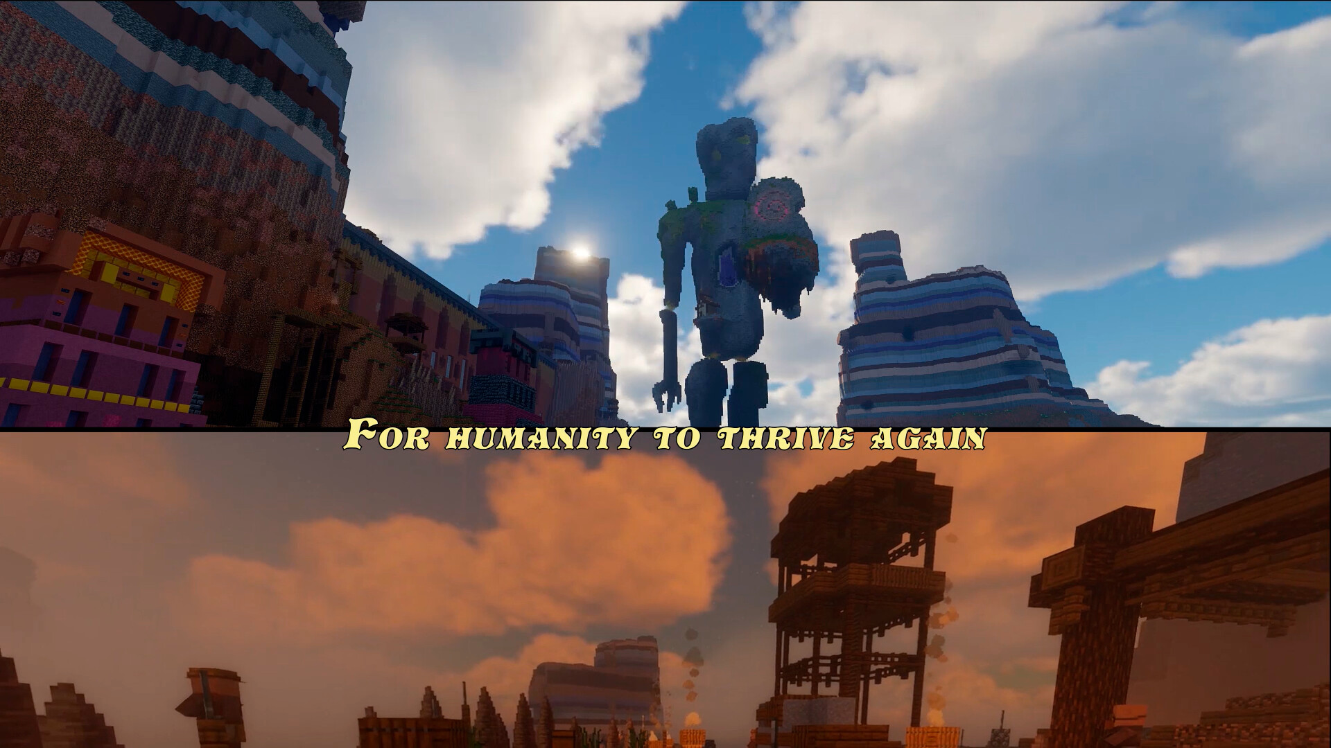 The Golem - Build and Timelapse Minecraft Map