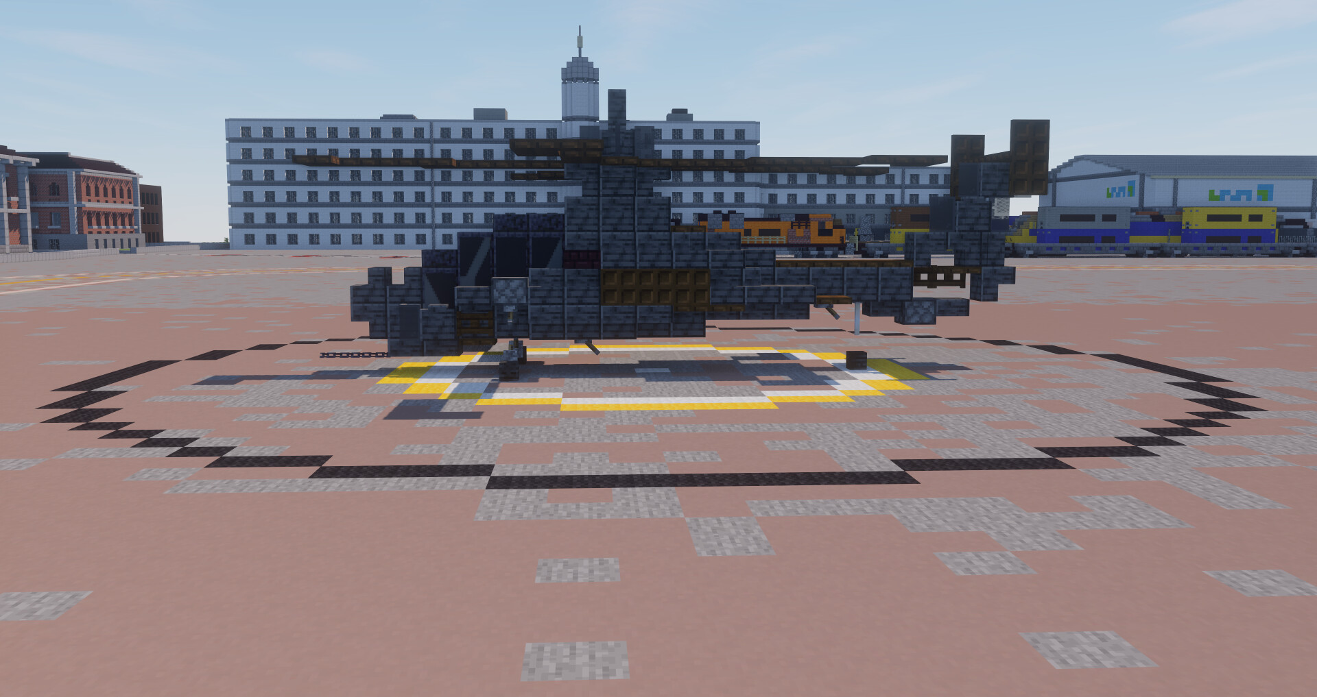 RAH-66 Comanche stealth recon/attack helicopter 1.5:1 Minecraft Map