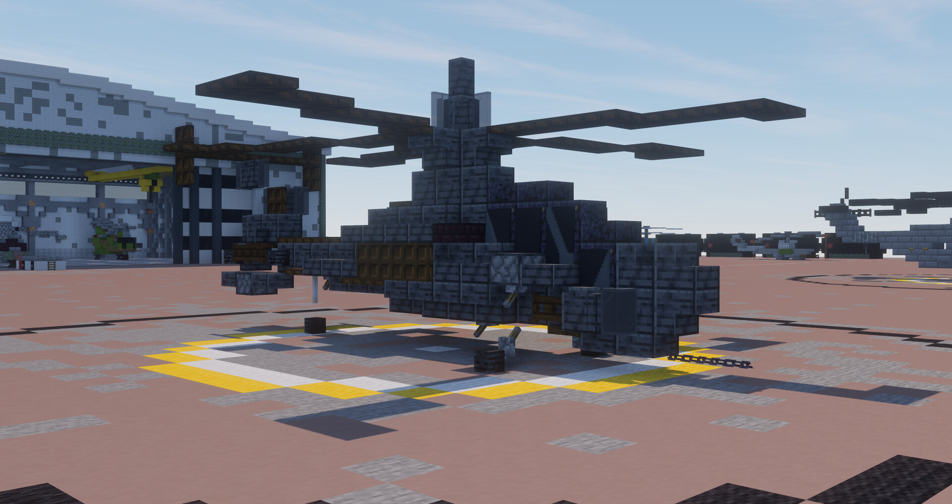 RAH-66 Comanche stealth recon/attack helicopter 1.5:1 Minecraft Map