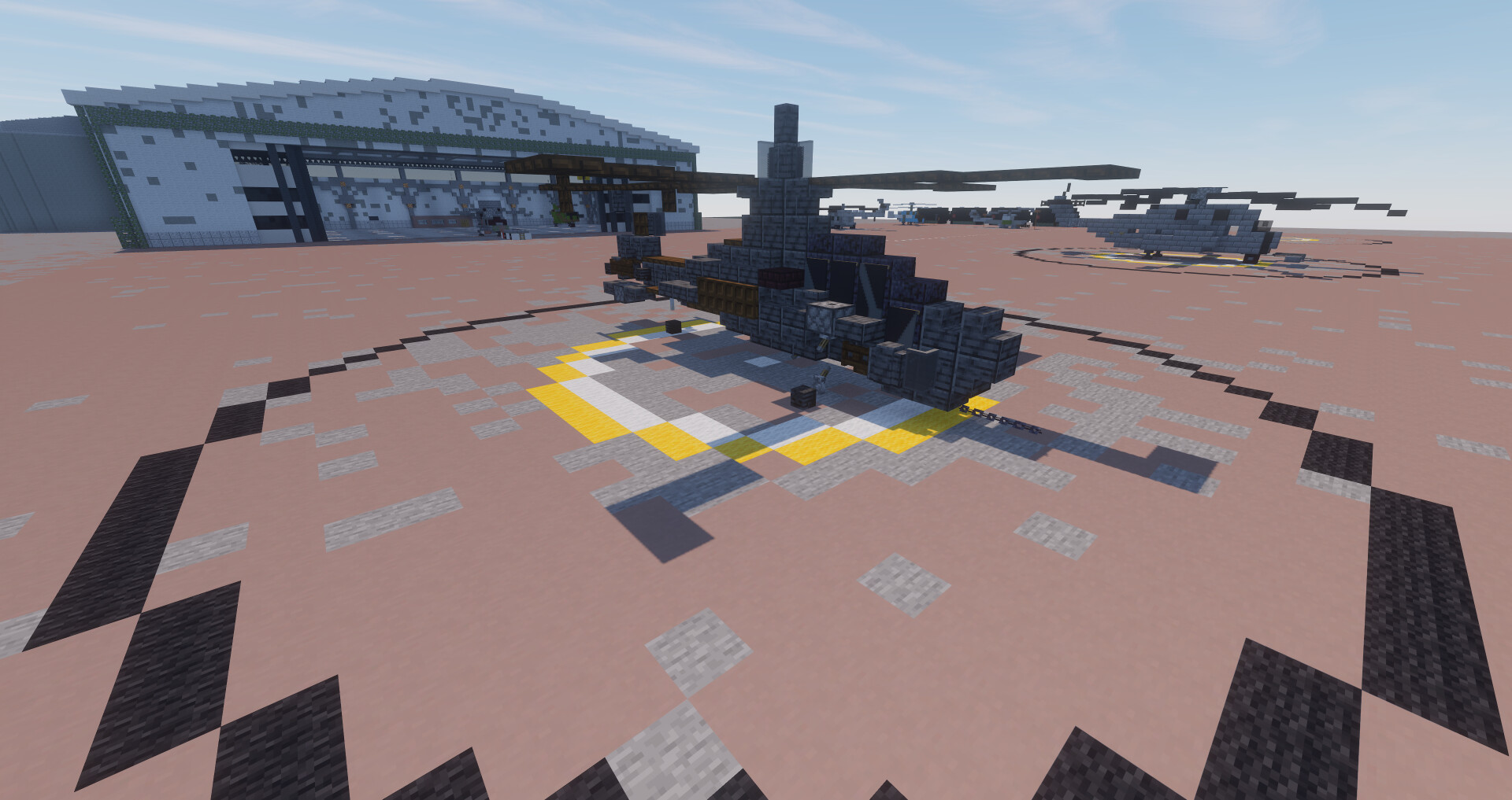 RAH-66 Comanche stealth recon/attack helicopter 1.5:1 Minecraft Map