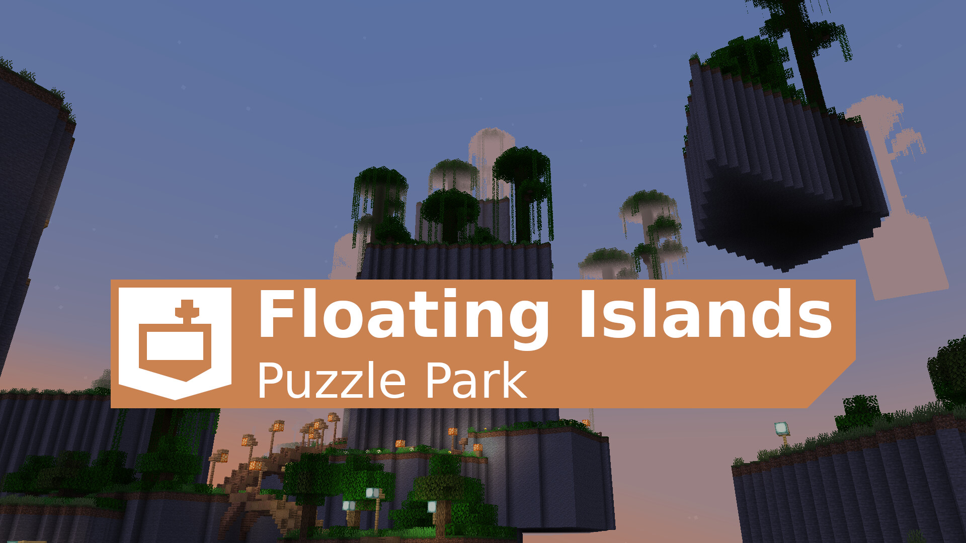 Floating Islands Puzzle Park Minecraft Map