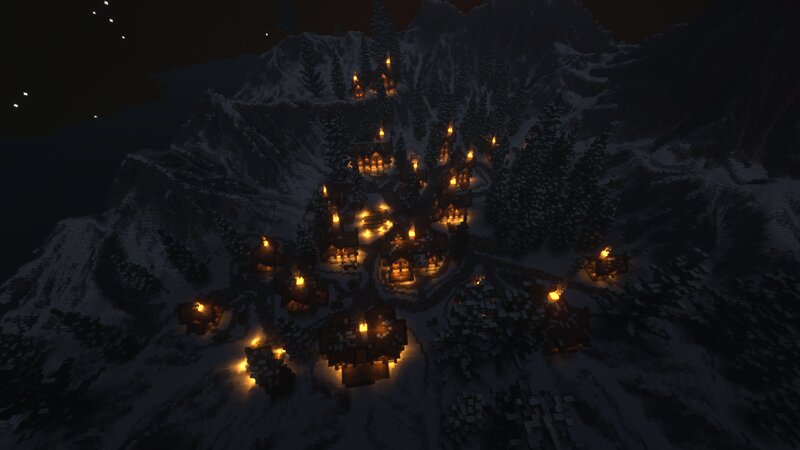 Nordic Village Minecraft Map