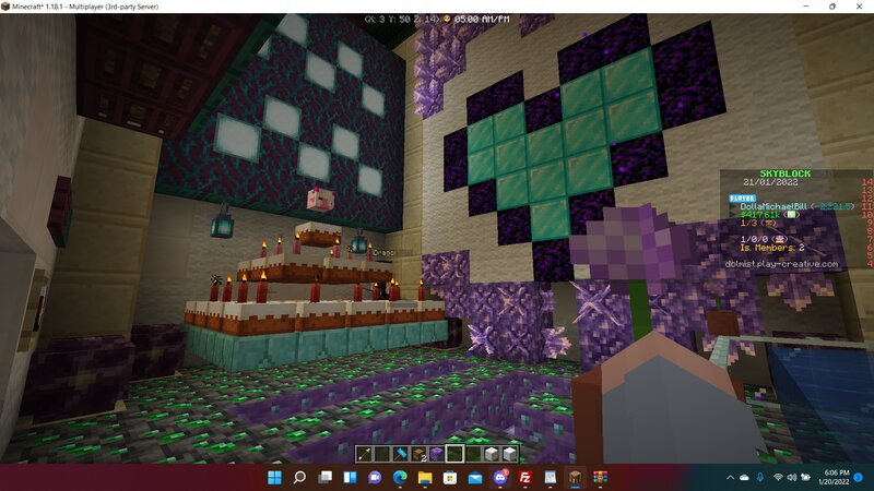 We did an 18th birthday party for one of our members who had a rough ...