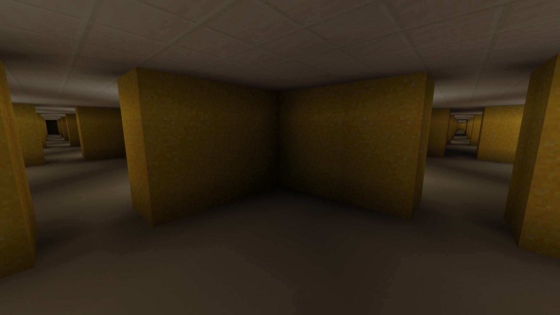 Backrooms V2 Minecraft Map
