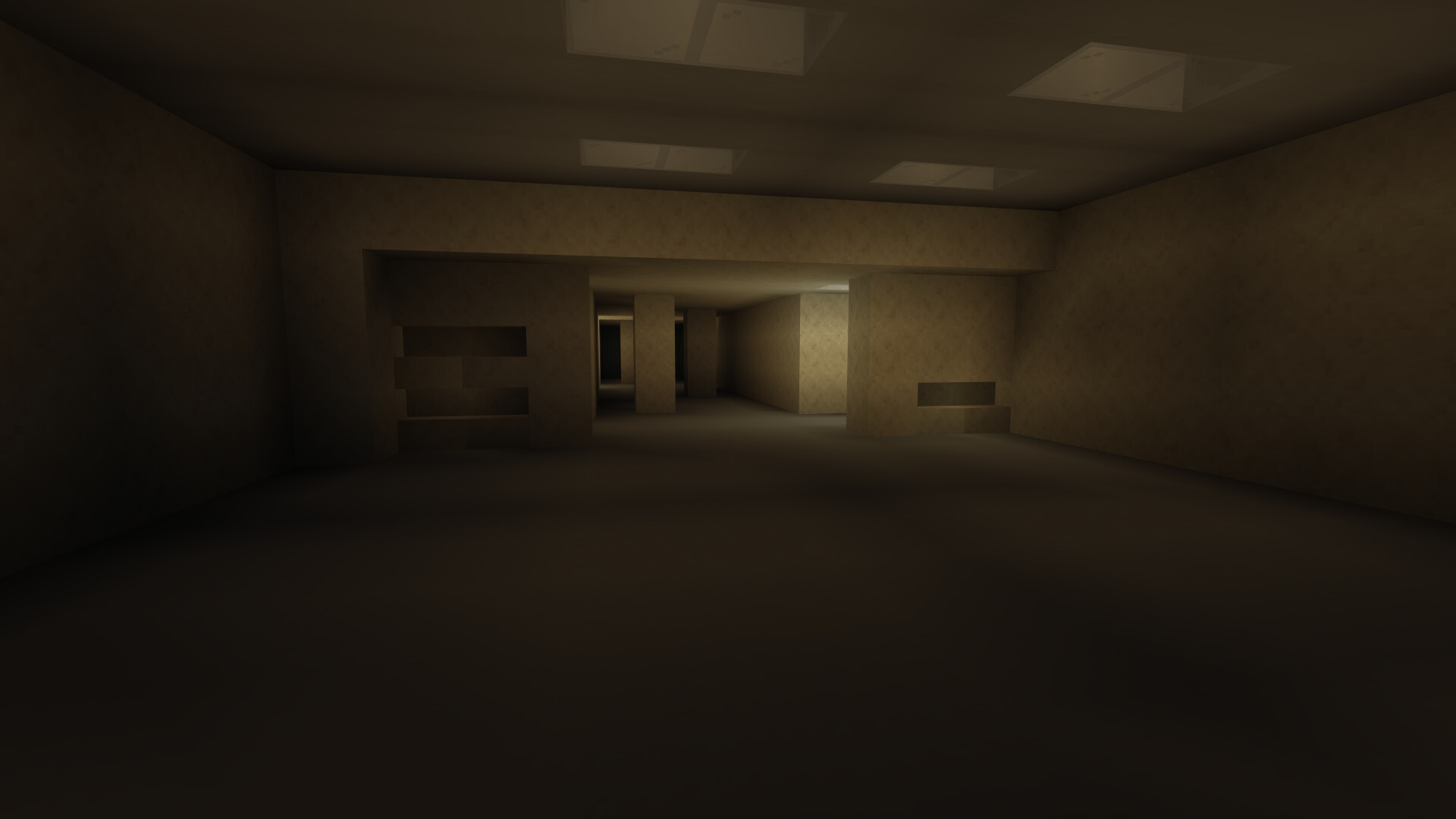 Backrooms V2 Minecraft Map