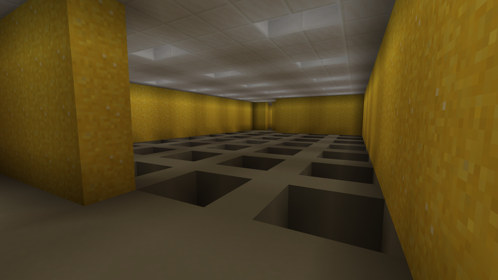 Backrooms V2 Minecraft Map