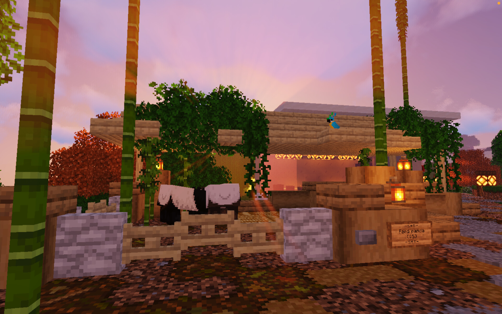 The interactive animal pens Minecraft Map