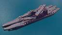 Kujira - Arasaka supercarrier from Cyberpunk 2077 Minecraft Map