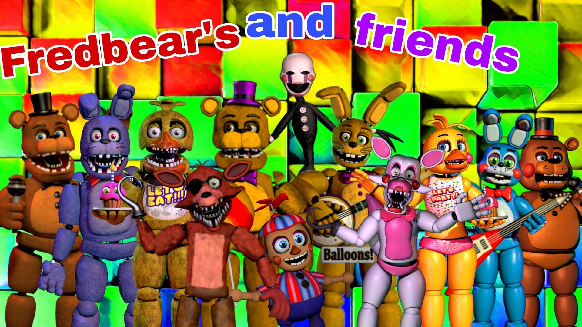 Fredbear's and friends pizza Minecraft Map