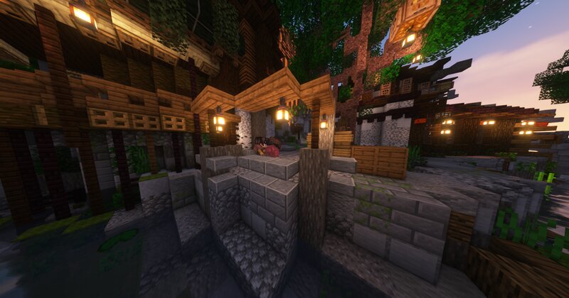 City in the Skies l free to use server lobby Minecraft Map