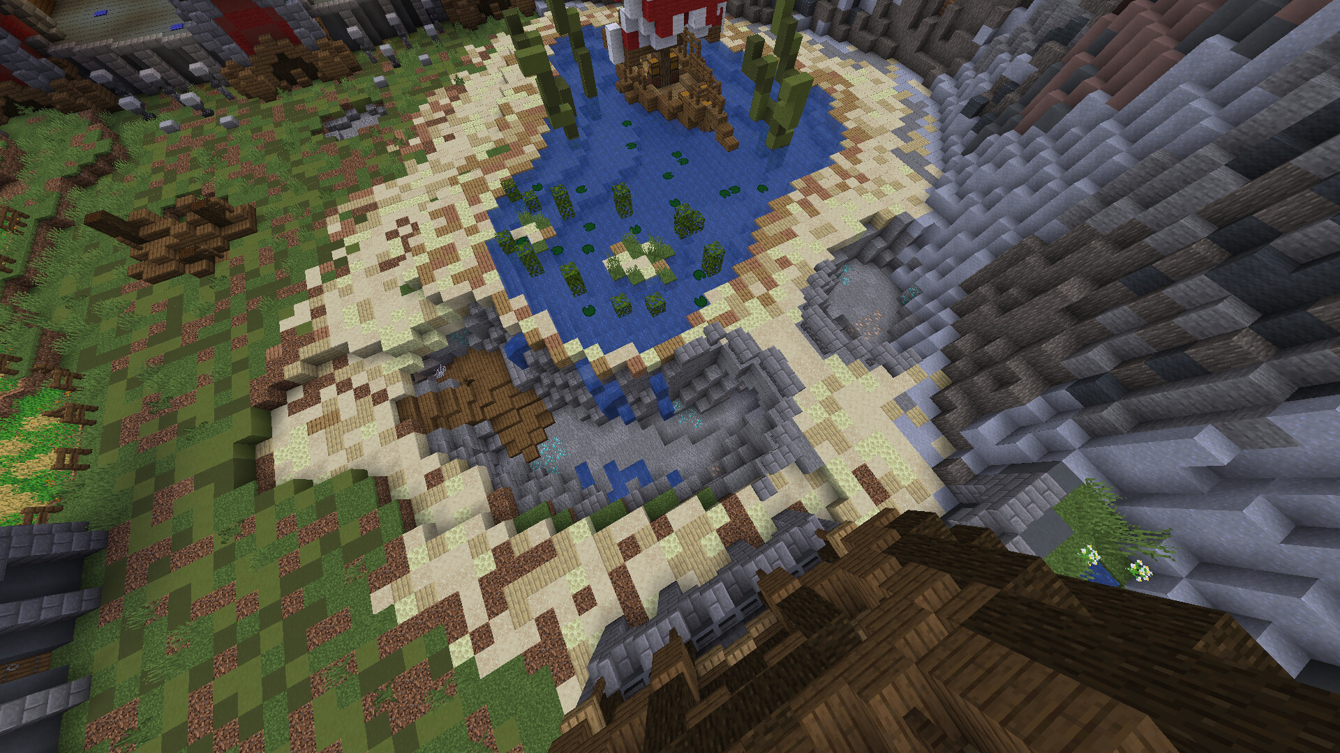 PVP map, pirate + middle ages theme, (medium size) [FOR SALE] Minecraft Map