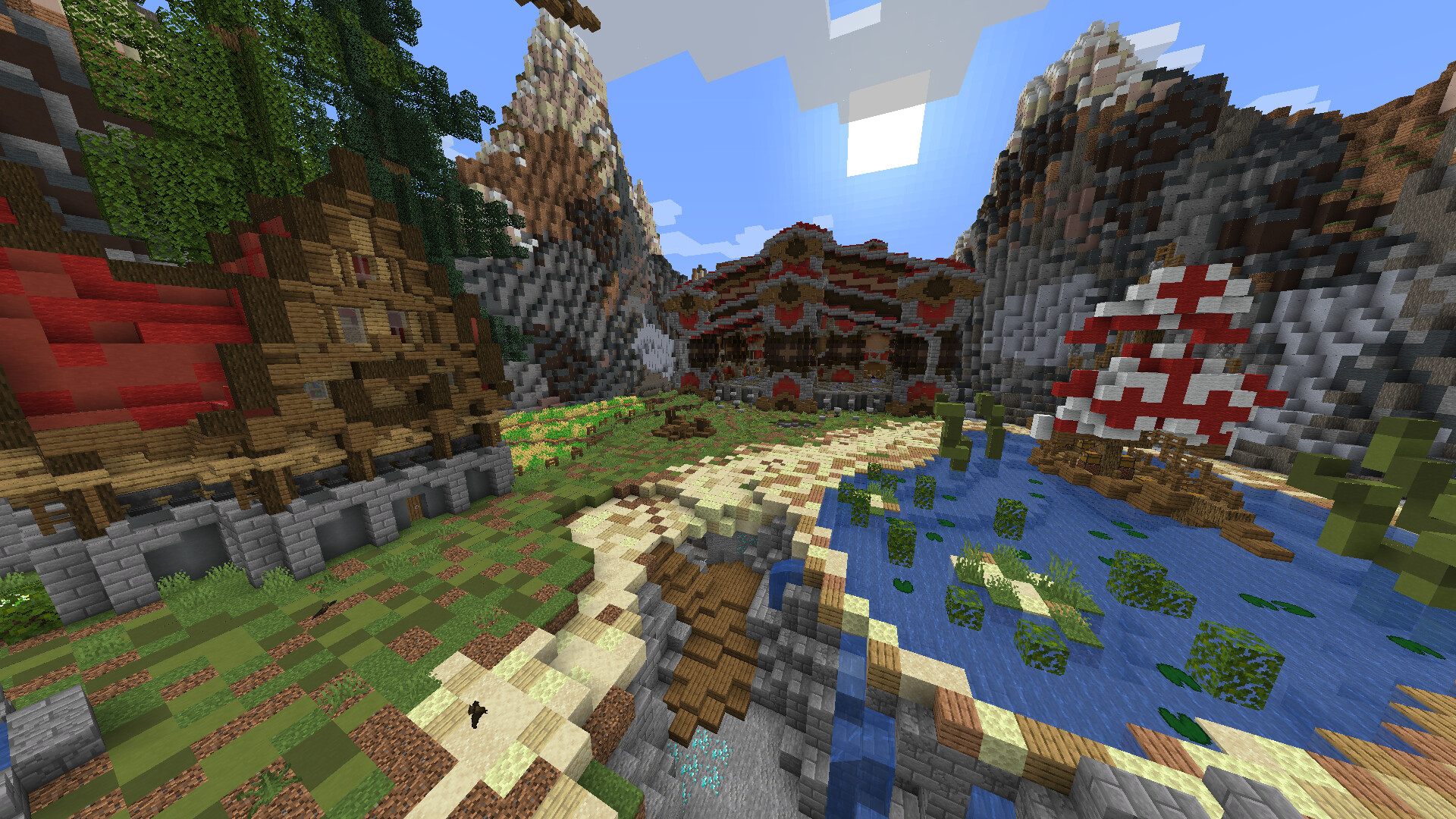 PVP map, pirate + middle ages theme, (medium size) [FOR SALE] Minecraft Map