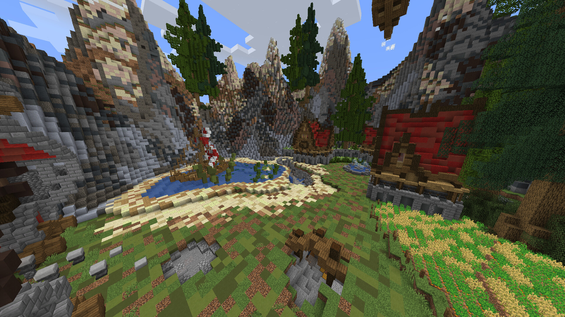 PVP map, pirate + middle ages theme, (medium size) [FOR SALE] Minecraft Map