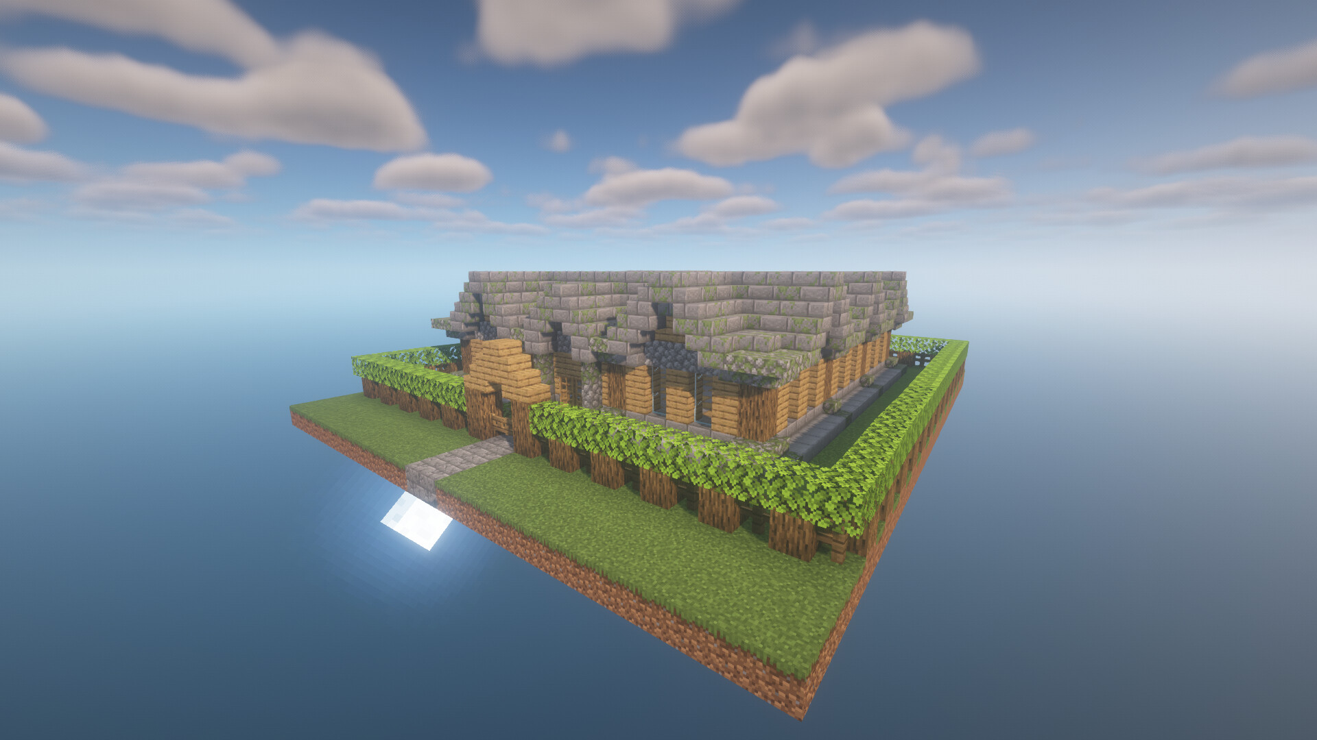 Wooden Arched House Minecraft Map