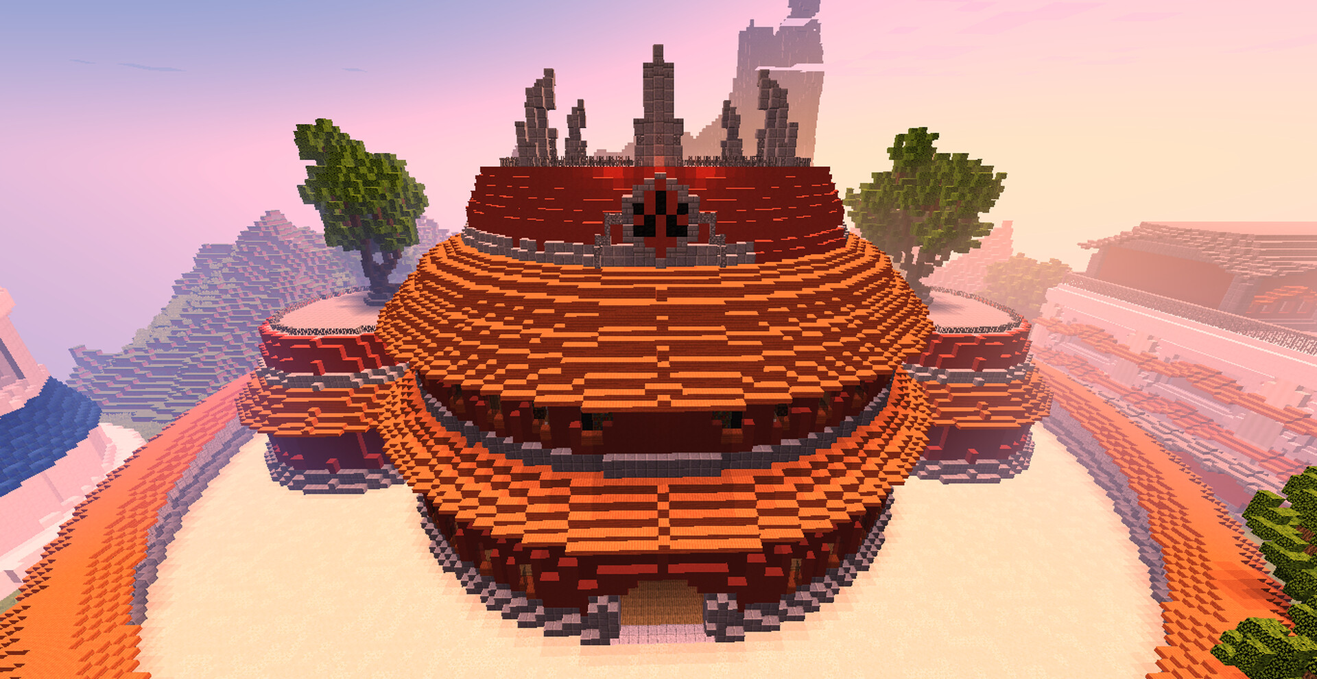 Naruto Hokage Residence Minecraft Map