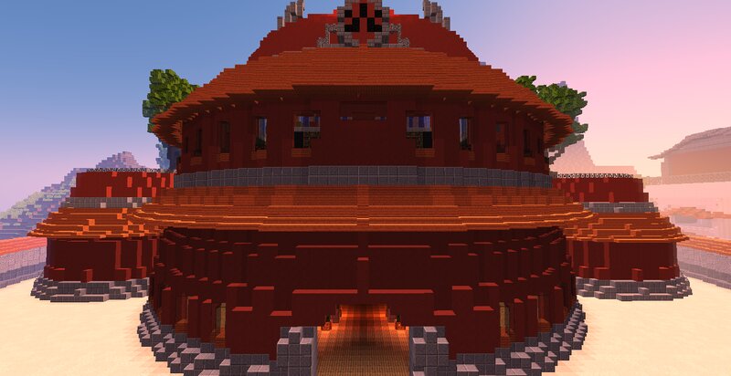 Naruto Hokage Residence Minecraft Map