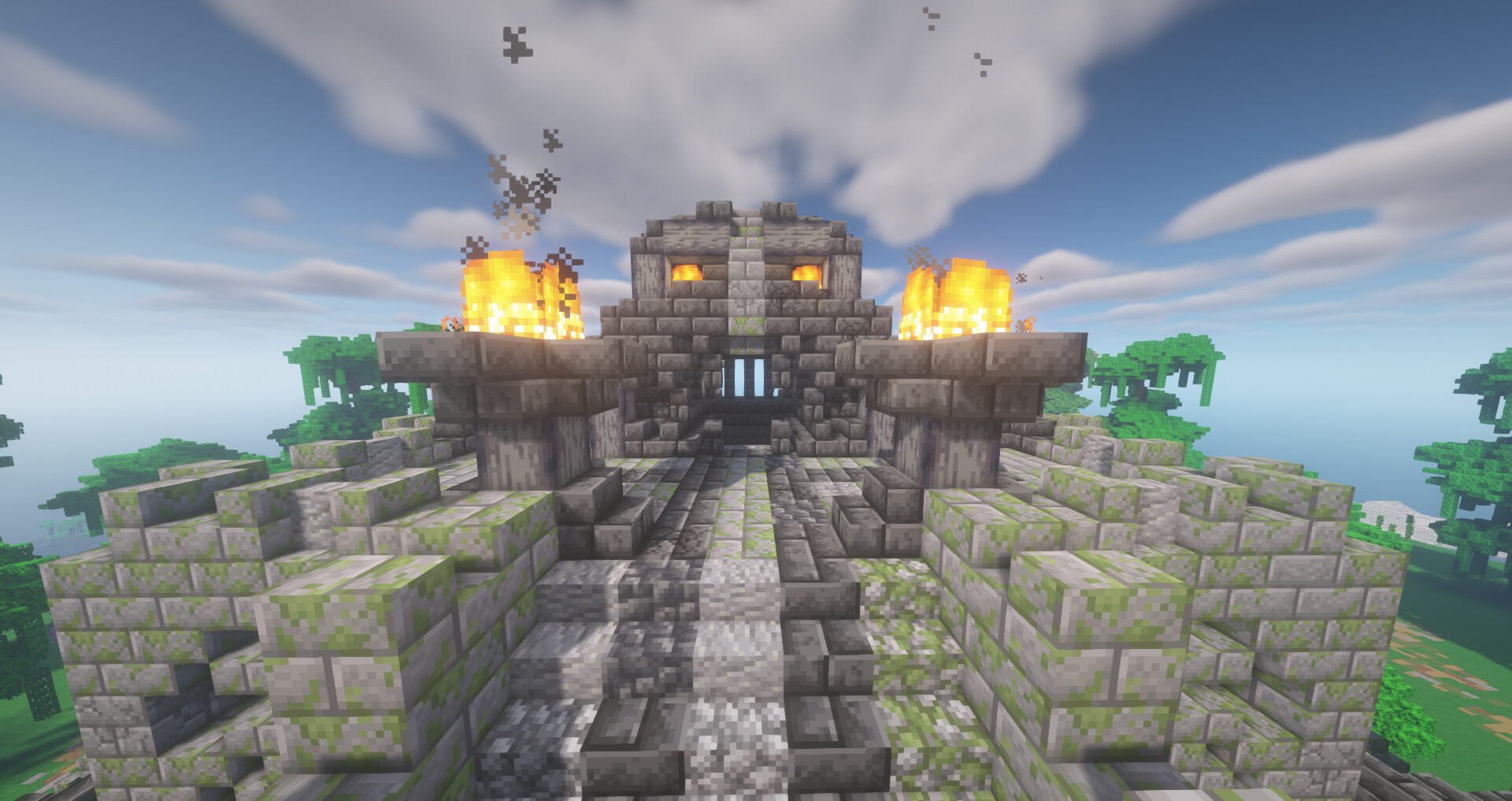 Massive Overgrown Jungle Temple Recreation Minecraft Map