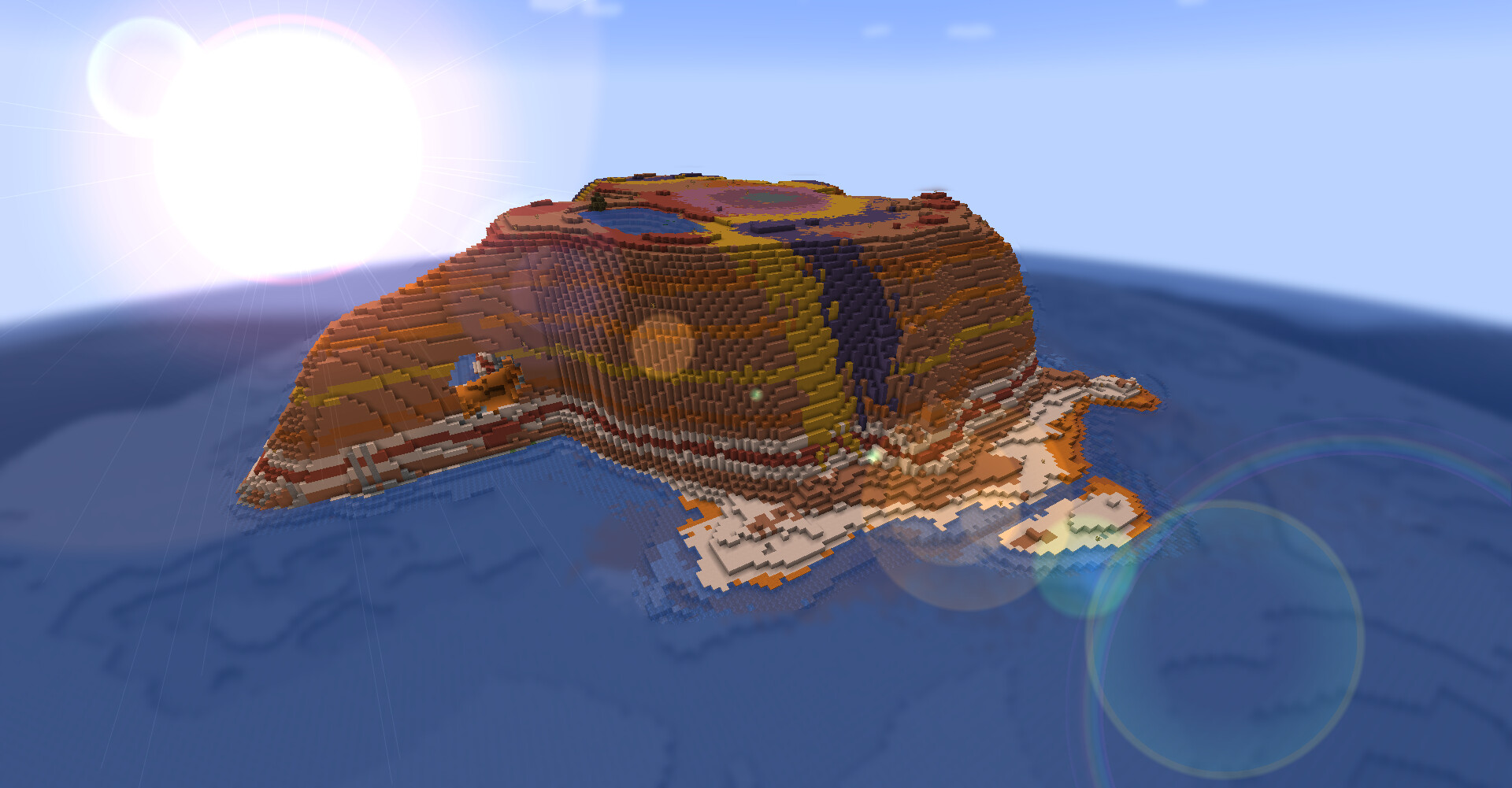 The Rock - Survival Island Map | DIFFICULT | Custom World Minecraft Map