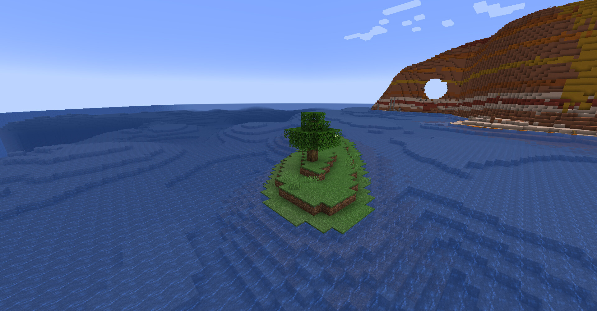 The Rock - Survival Island Map | DIFFICULT | Custom World Minecraft Map