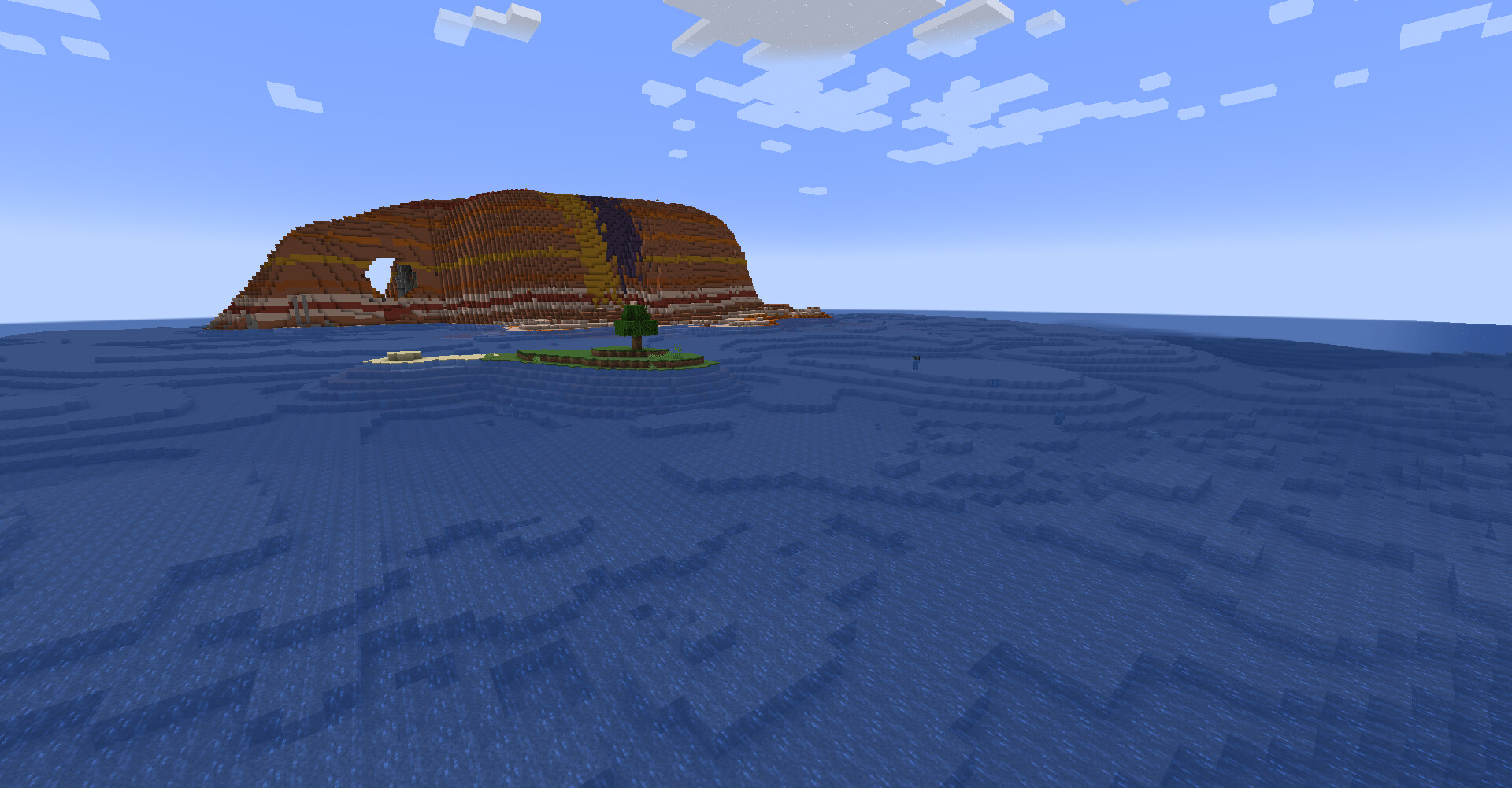 The Rock - Survival Island Map | DIFFICULT | Custom World Minecraft Map