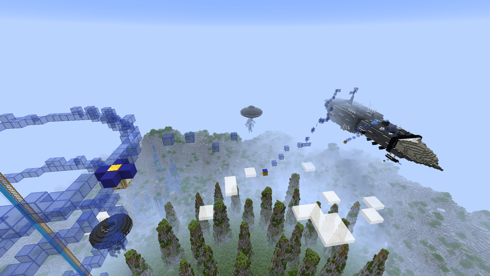 Insane Alien Parkour! Minecraft Map