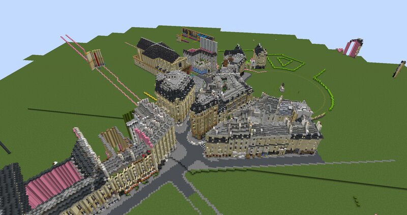 Paris 1:1 scale | BuildTheEarth Project Minecraft Map