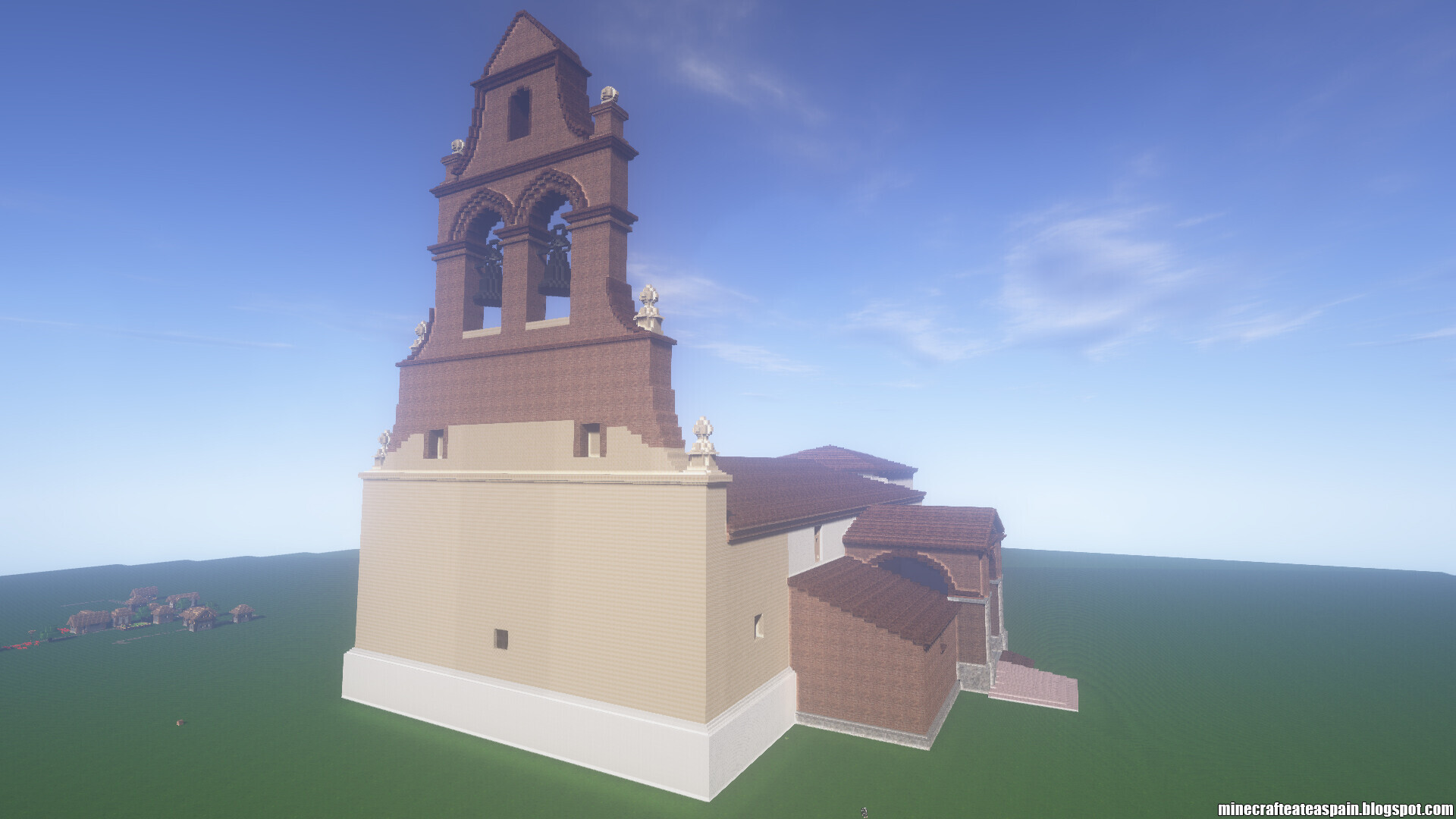 Church of Valdavida, León, Spain in Minecraft Minecraft Map