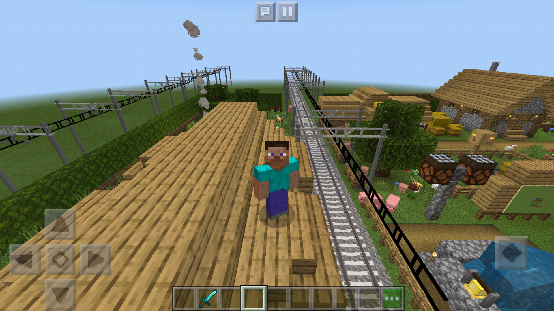 Real train map for Update Minecraft Map