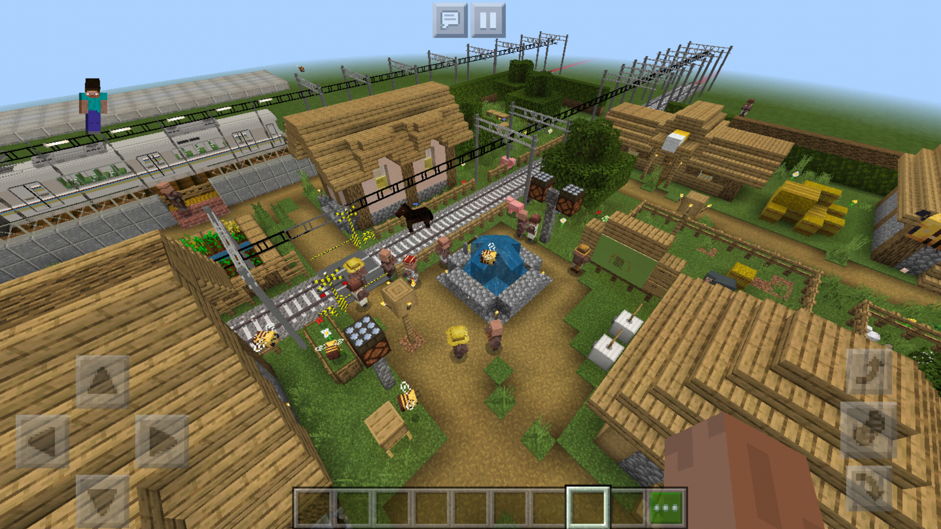 Real train map for Update Minecraft Map