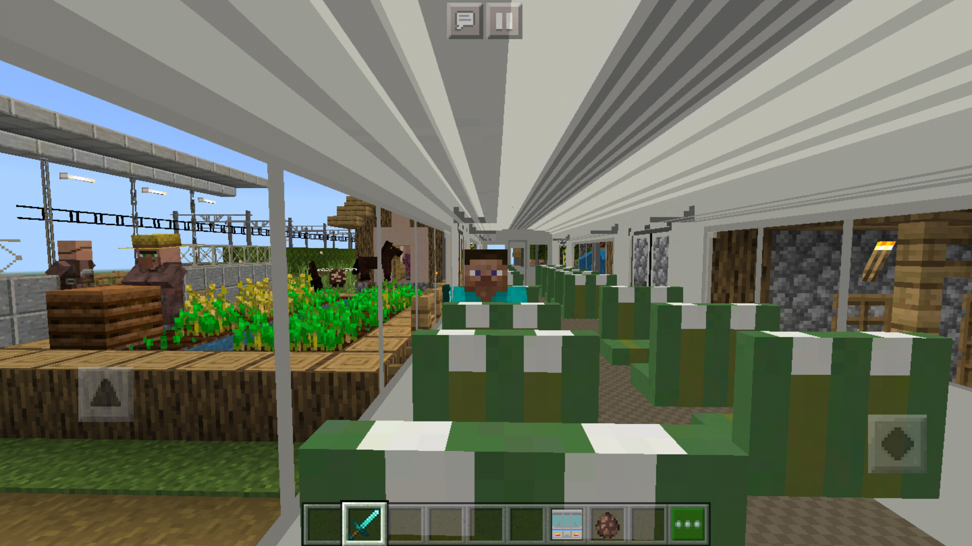 Real train map for Update Minecraft Map