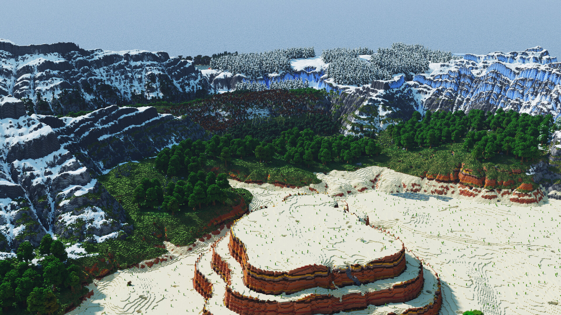 Raqulie (3k x 3k, 1.18, multibiome, Java & Bedrock) Minecraft Map