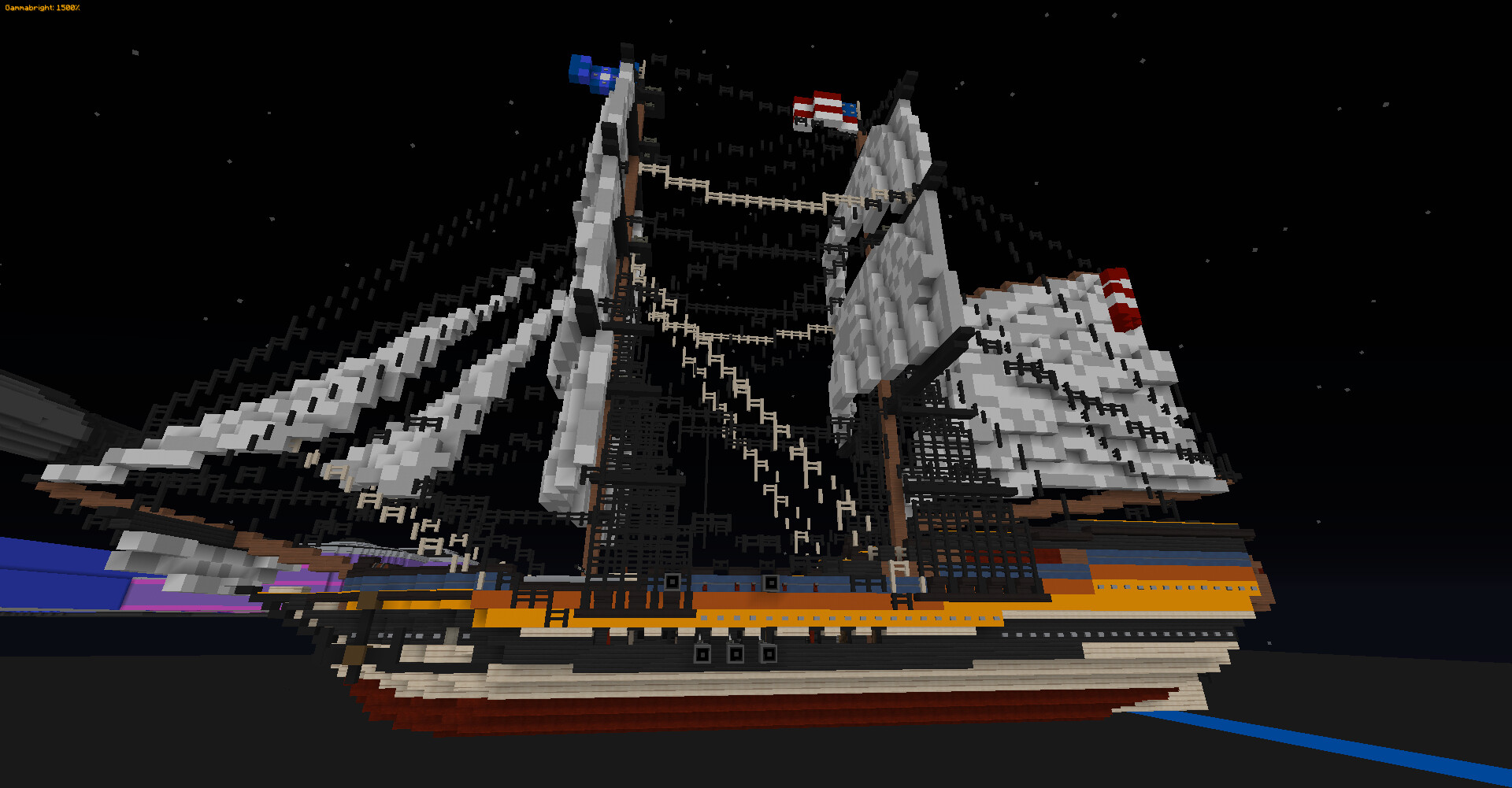 USS Enterprise (Brig sailing ship) Minecraft Map