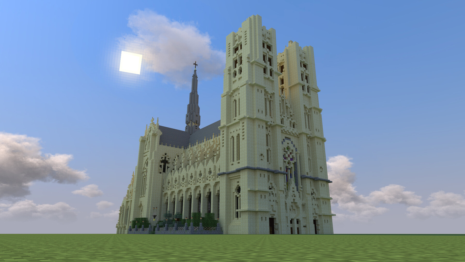 Cathedral of St. Michael and St. Gudula, Brussels Minecraft Map
