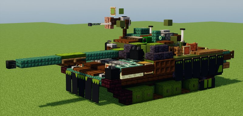 T-80U (2:1 Scale) Minecraft Map