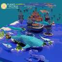 Castle ＆ Whale shark Minecraft Map