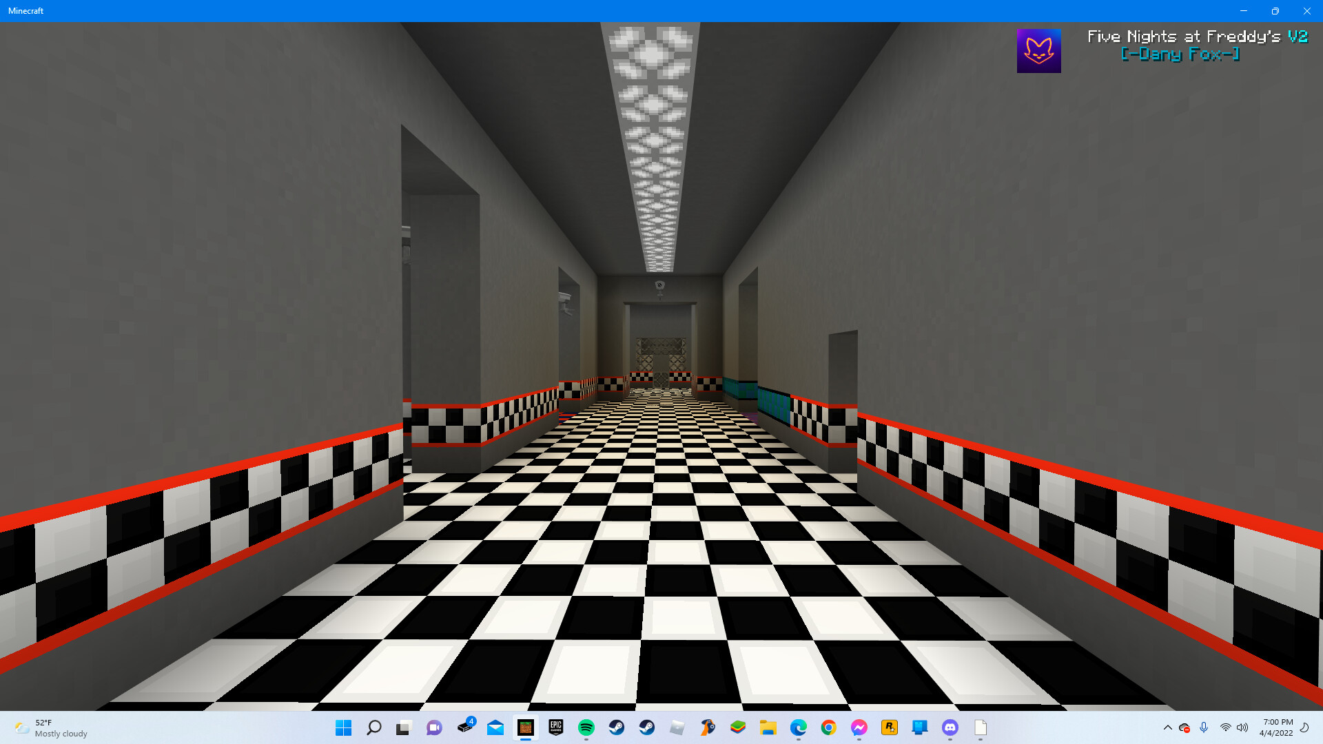 mnaf 123456 custom fun park Minecraft Map