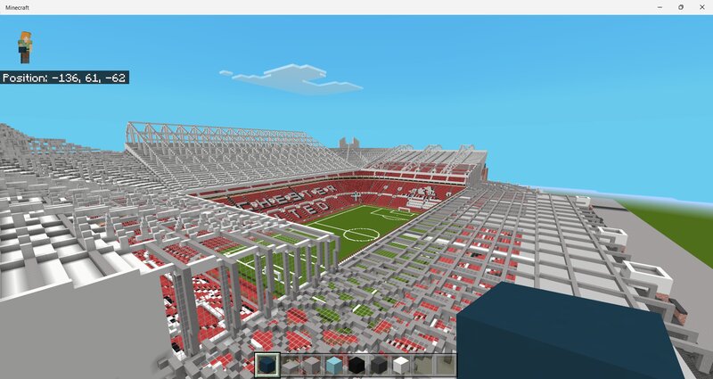old trafford football stadium Minecraft Map
