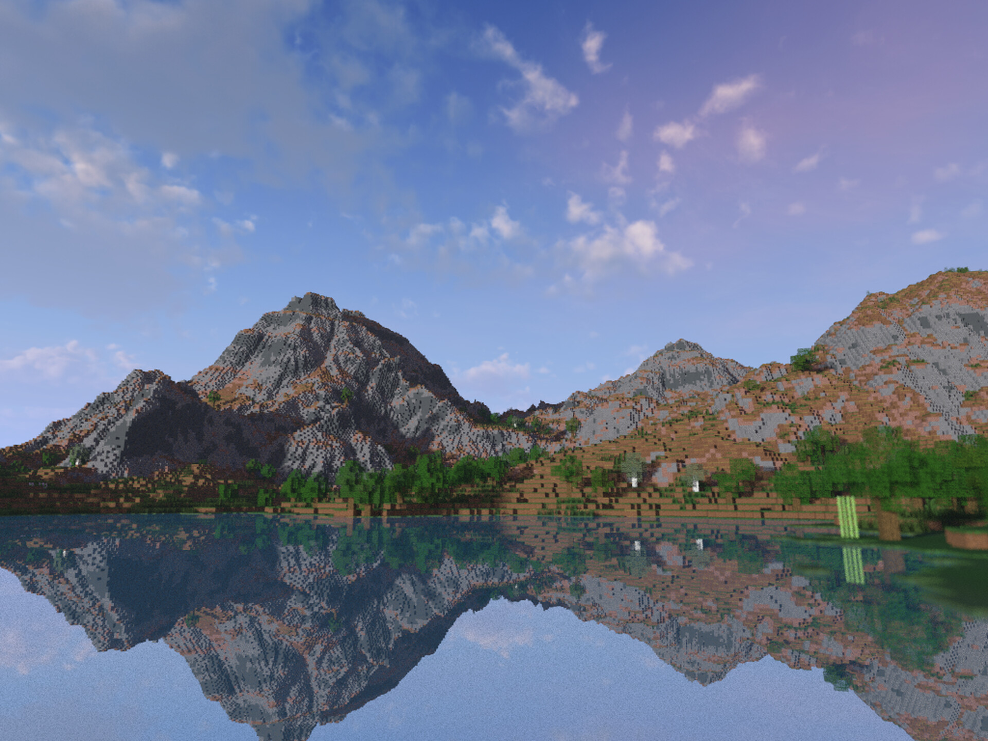 Custom forest island 1k x 1k worldpainter map Minecraft Map