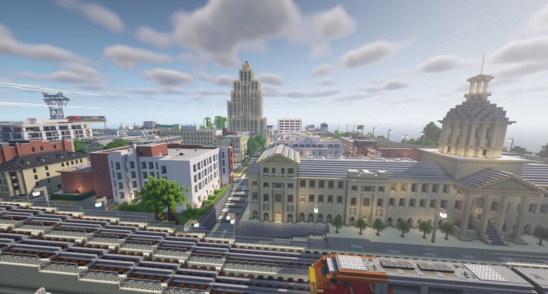 The Aldred Building, Montréal Minecraft Map