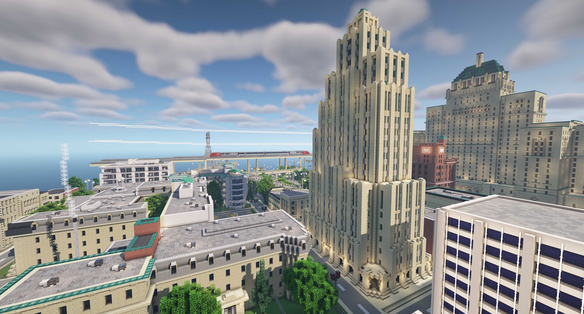 The Aldred Building, Montréal Minecraft Map