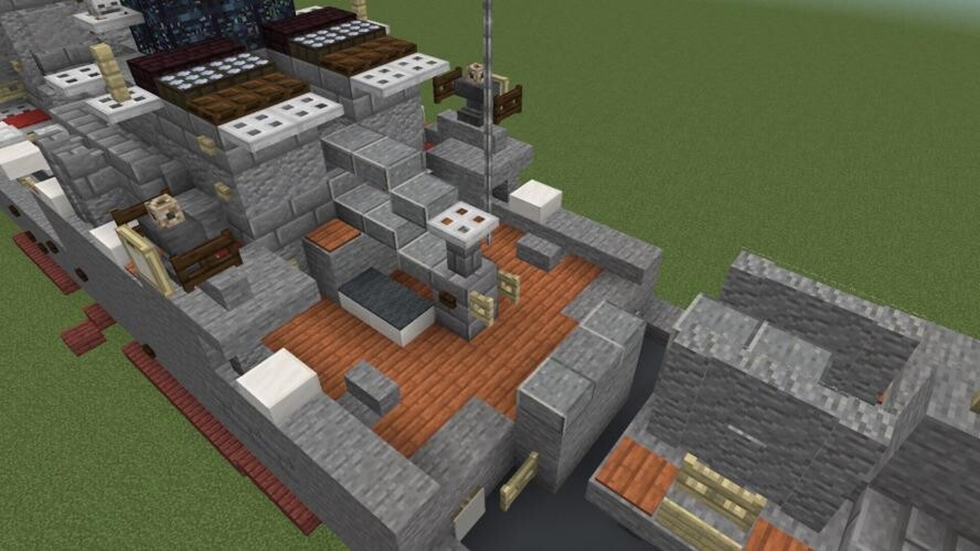 1:2 scale Project 1155.1 Admiral Chabanenko (Udaloy II Class) Minecraft Map