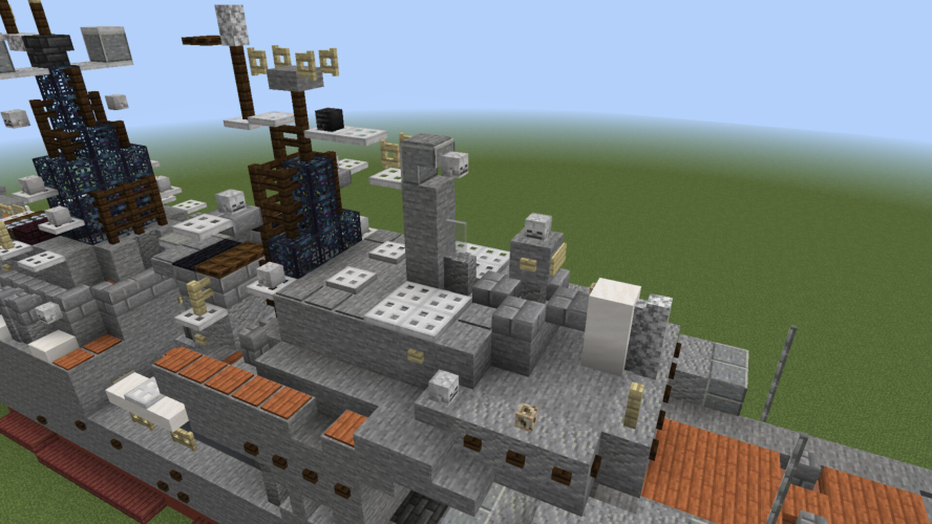 1:2 scale Project 1155.1 Admiral Chabanenko (Udaloy II Class) Minecraft Map