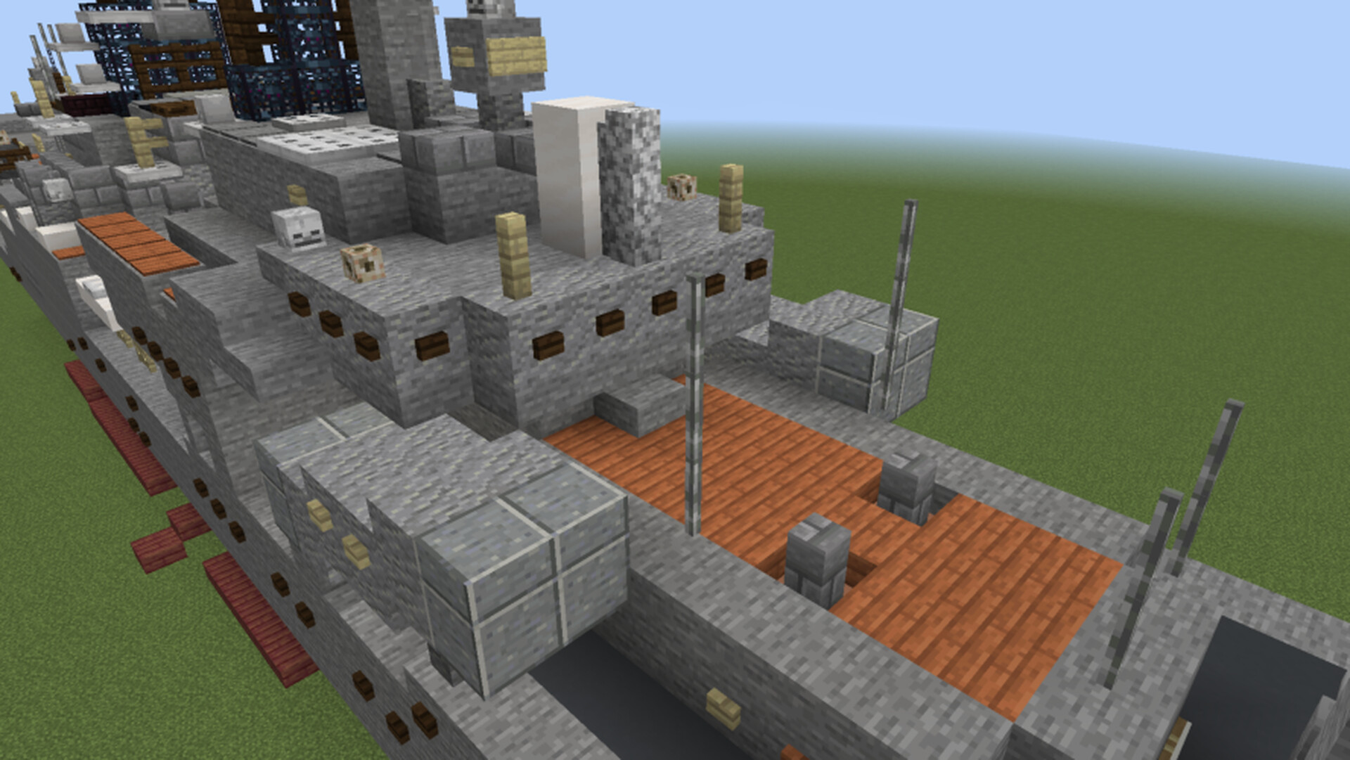 1:2 scale Project 1155.1 Admiral Chabanenko (Udaloy II Class) Minecraft Map