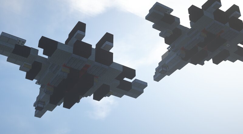 Grumman F-14 Tomcat - movecraft compatible Minecraft Map
