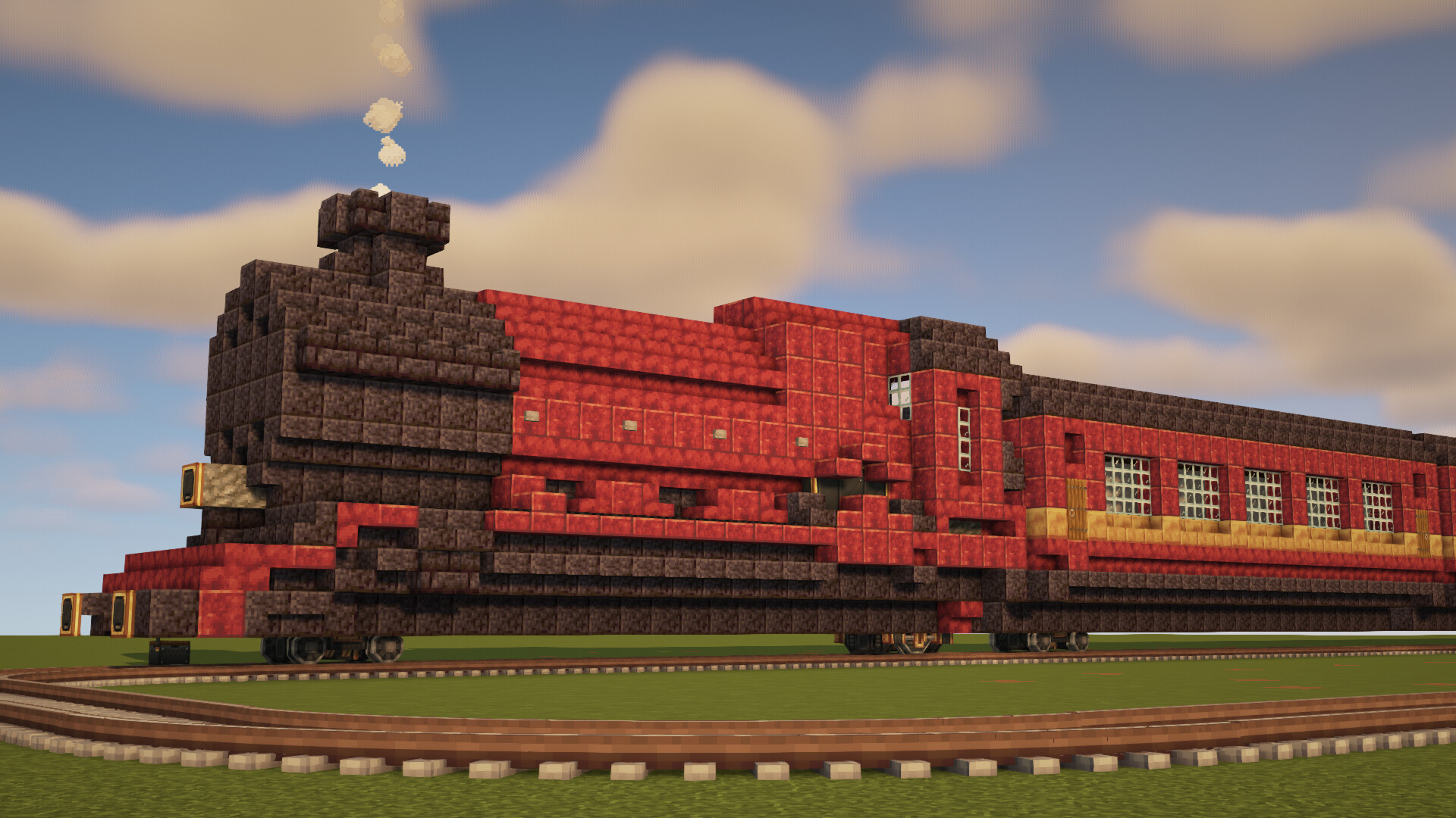 Working Hogwarts Express Minecraft Map