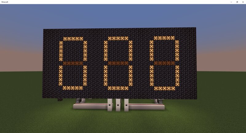 Working Redstone Scoreboard world download Minecraft Map